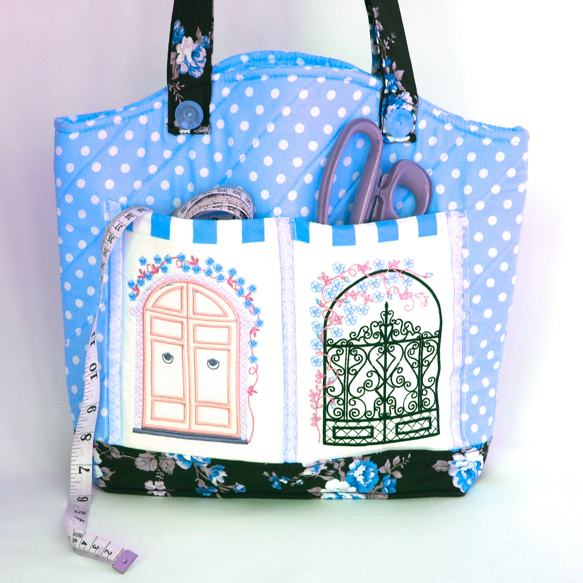 Decorative Gates Sewing Carryall – Enchanting Designs